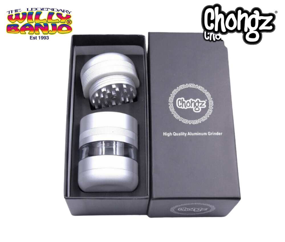 Chongz 50mm Aluminium herb Grinder Pod 7 part