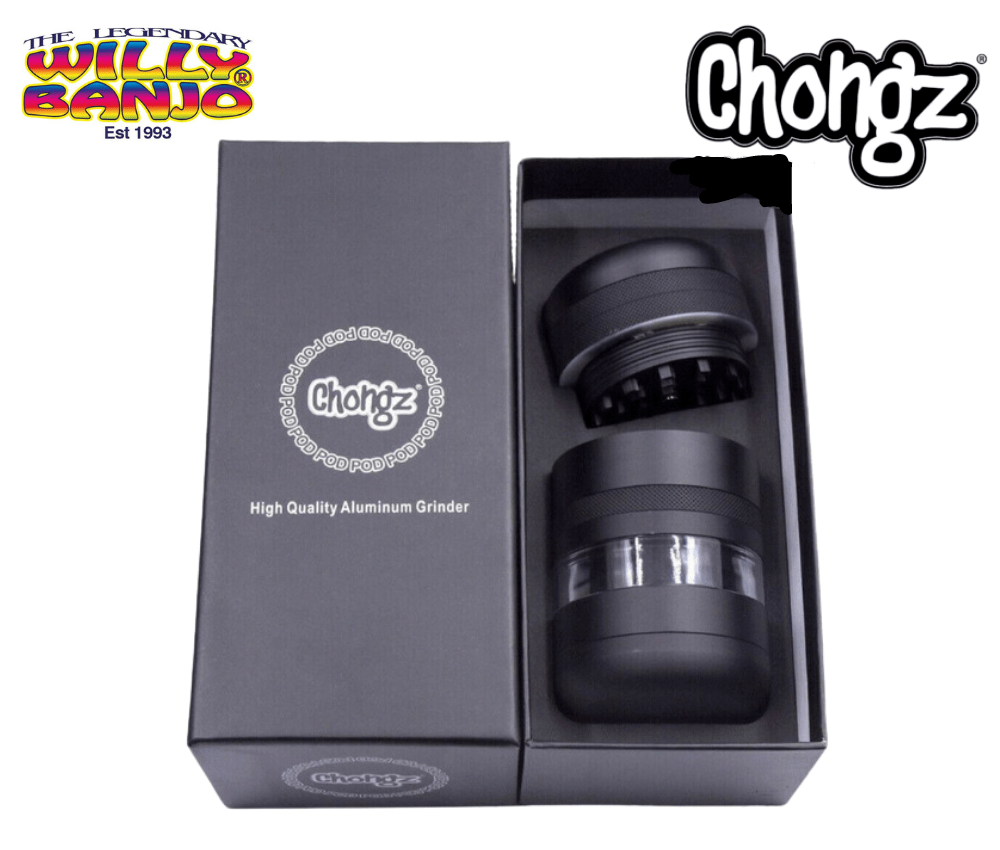 Chongz 50mm Aluminium herb Grinder Pod 7 part