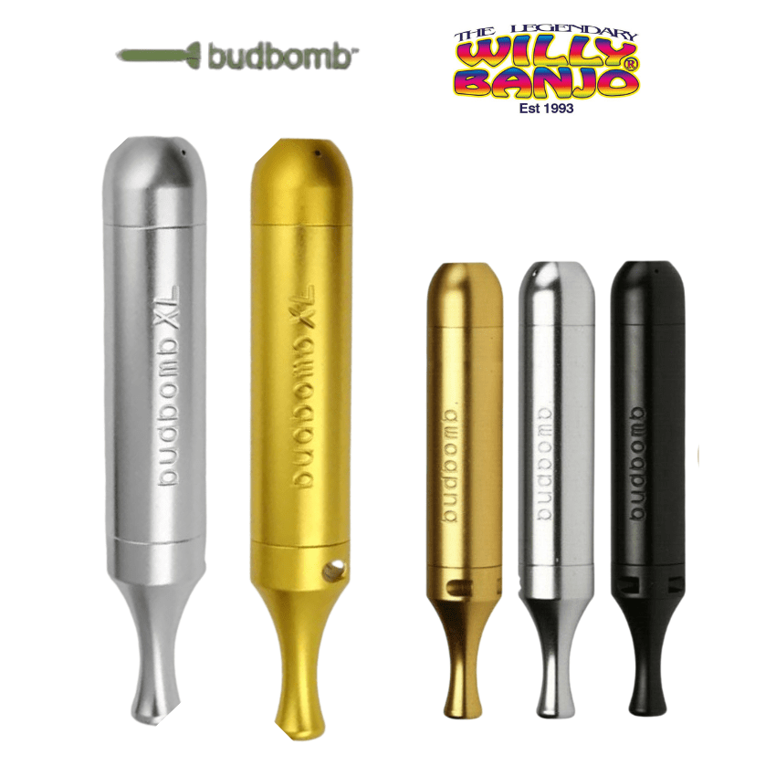 The Budbomb Premium smokers pipe with a cooling spiral